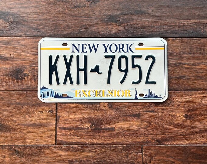 License Plate New York Excelsior, New York Excelsior License Plate ...