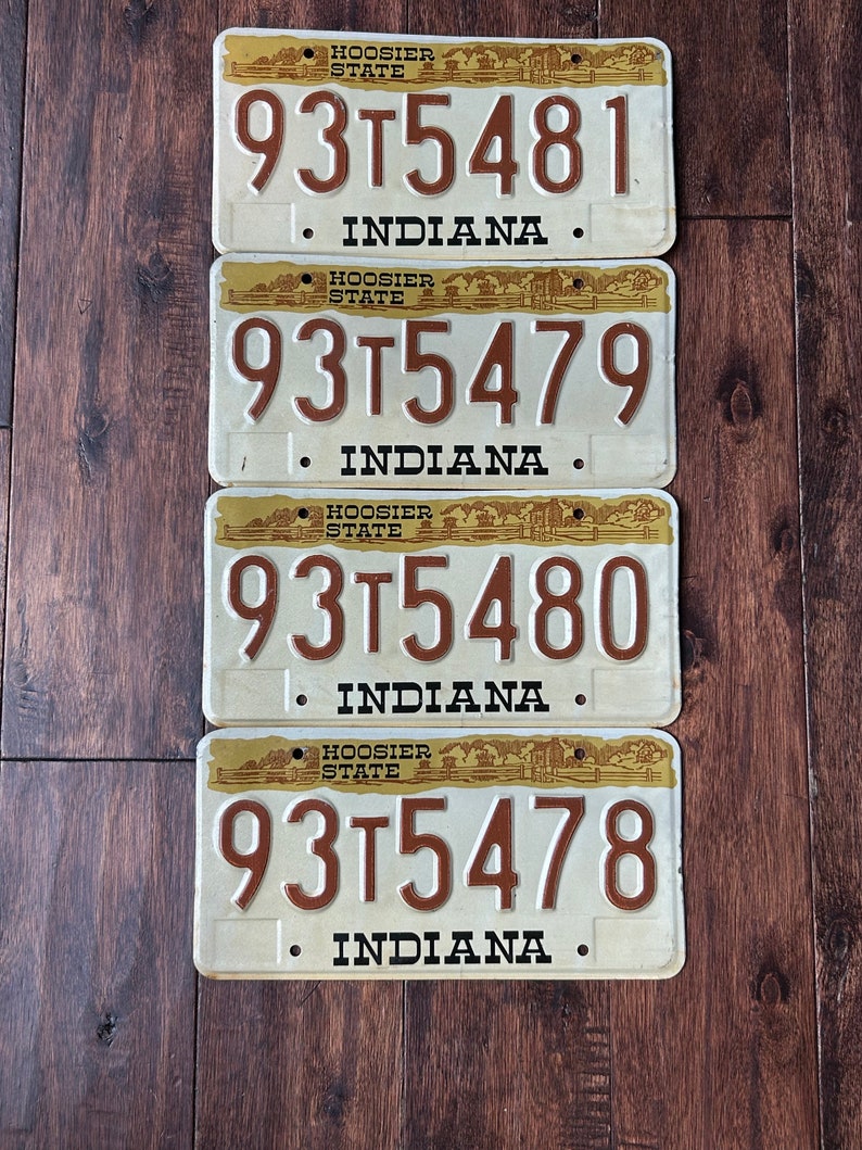 Indiana Choice of License Plate, Pick Your Plate, License Plates ...