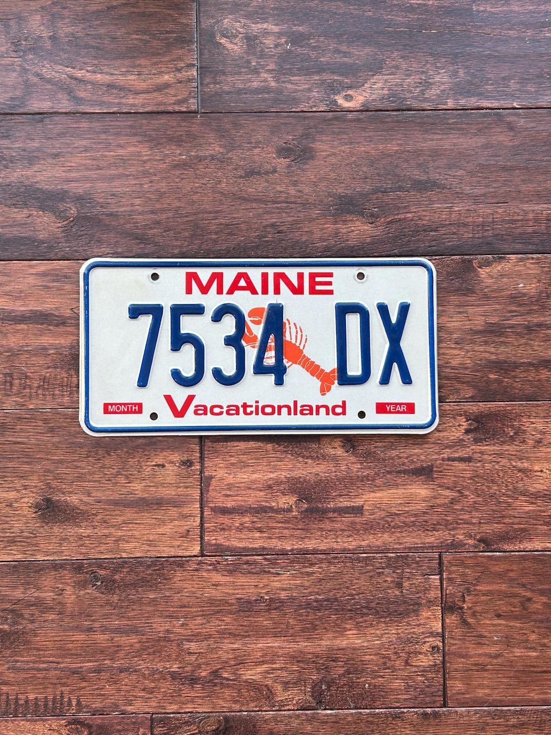 License Plate Maine, Lobster License Plate Maine, Old Maine License ...