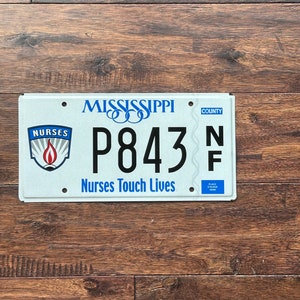 License Plate Mississippi Nurses Touch Lives,mississippi License Plate ...