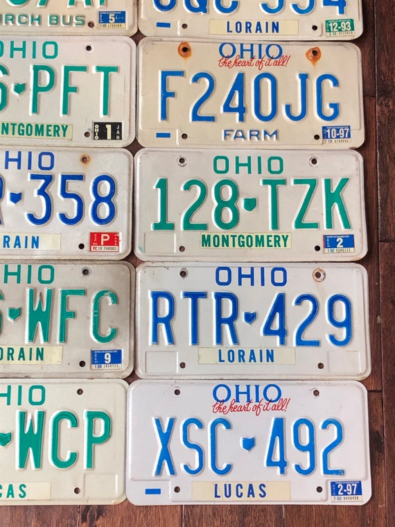 Old License Plates Ohio