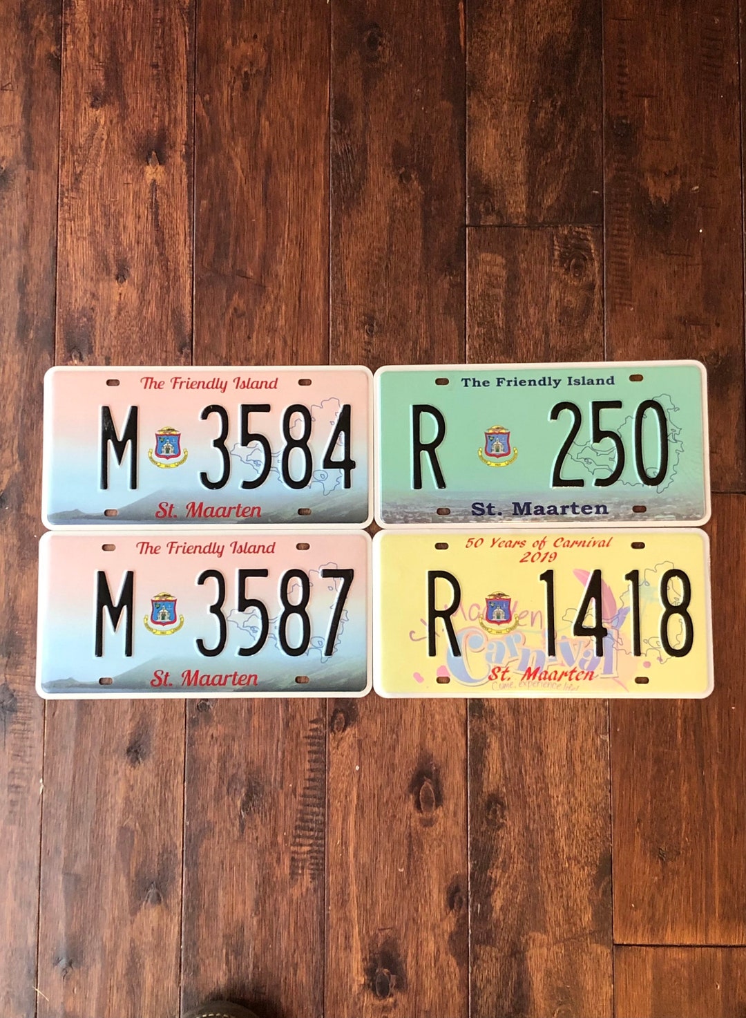 License Plate Your Choice St. Maarten, Island License Plates Your ...