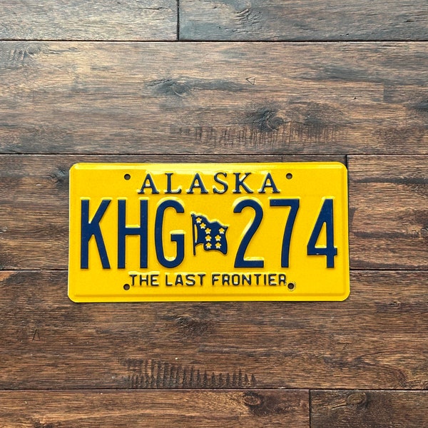Alaska License Plate Frame - Etsy