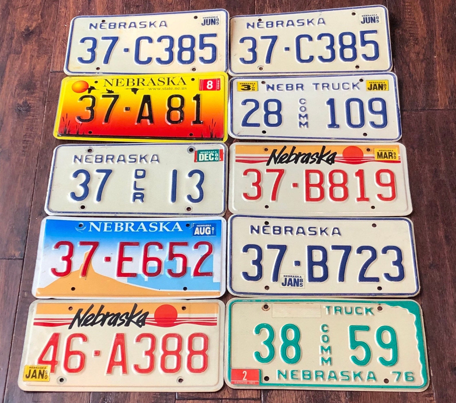 Nebraska License Plates Your Choice Vintage Nebraska License Etsy nebraska-license-plates-your-choice-vintage-nebraska-license-etsy