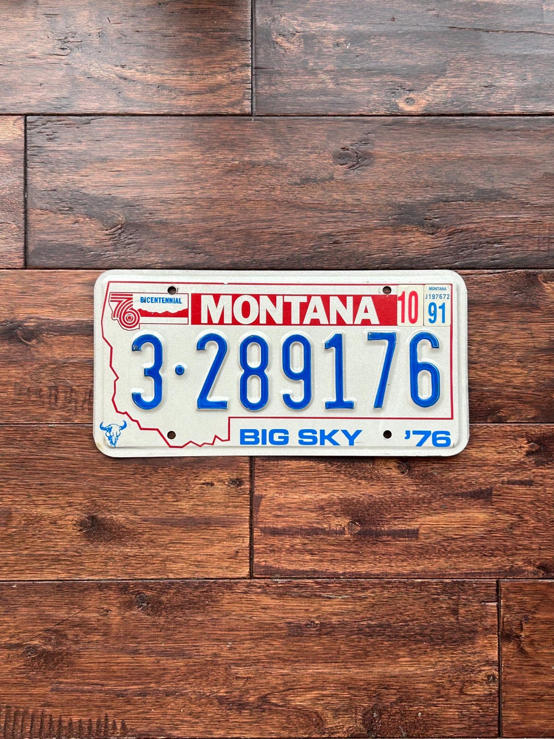 License Plate Montana, Montana License Plate 1976, Old Montana License ...