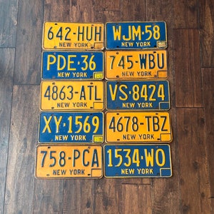 New York Choice of License Plate, Pick Your Plate, License Plates New ...