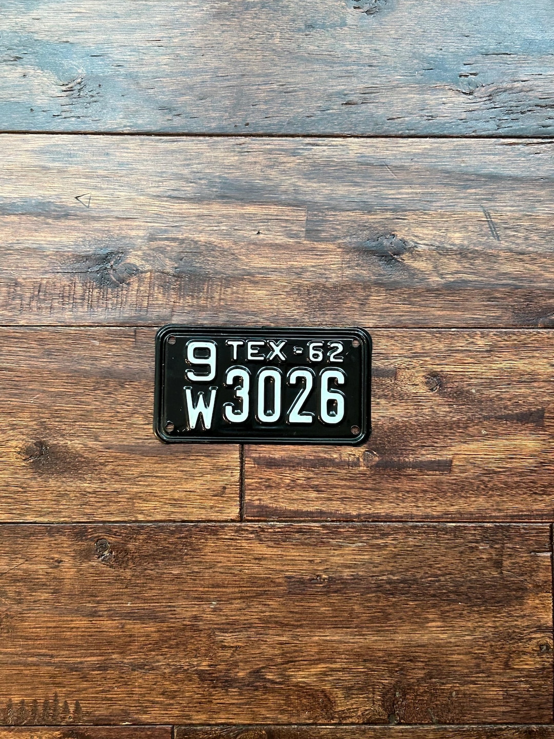 License Plate Motorcycle Texas 1962, Texas Motorcycle License Plate ...