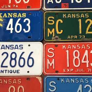 Kansas Choice of License Plate, Pick Your Plate, License Plates Kansas ...