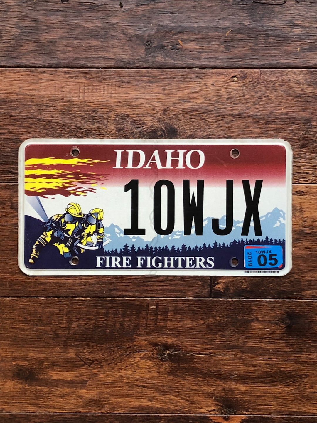 License Plate Idaho Firefighter, Firefighter License Plate Idaho ...