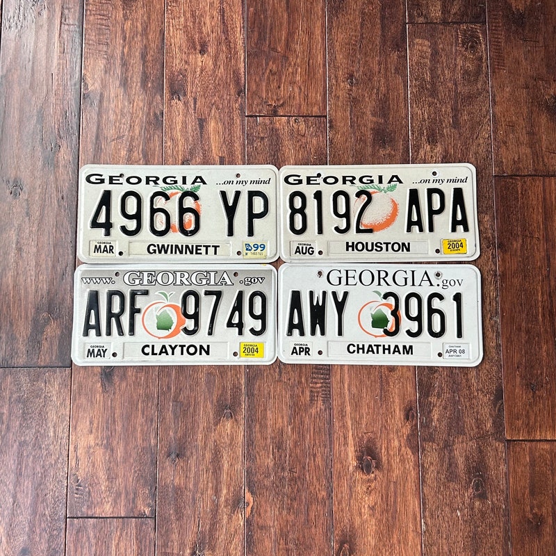 Georgia State Plate - Etsy