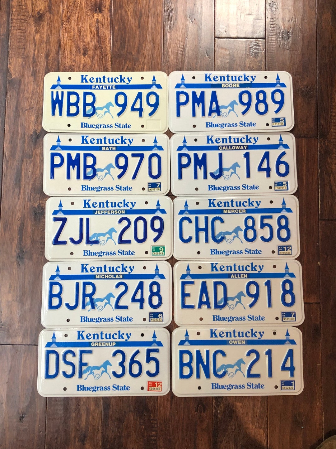 Kentucky Choice of License Plate, Pick Your Plate, License Plate ...