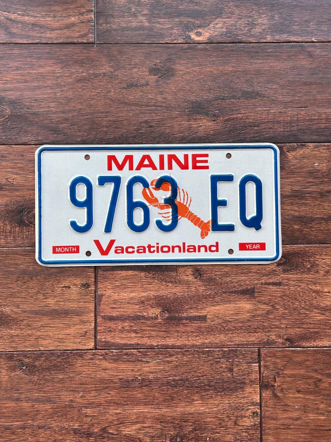 License Plate Maine, Lobster License Plate Maine, Old Maine License ...