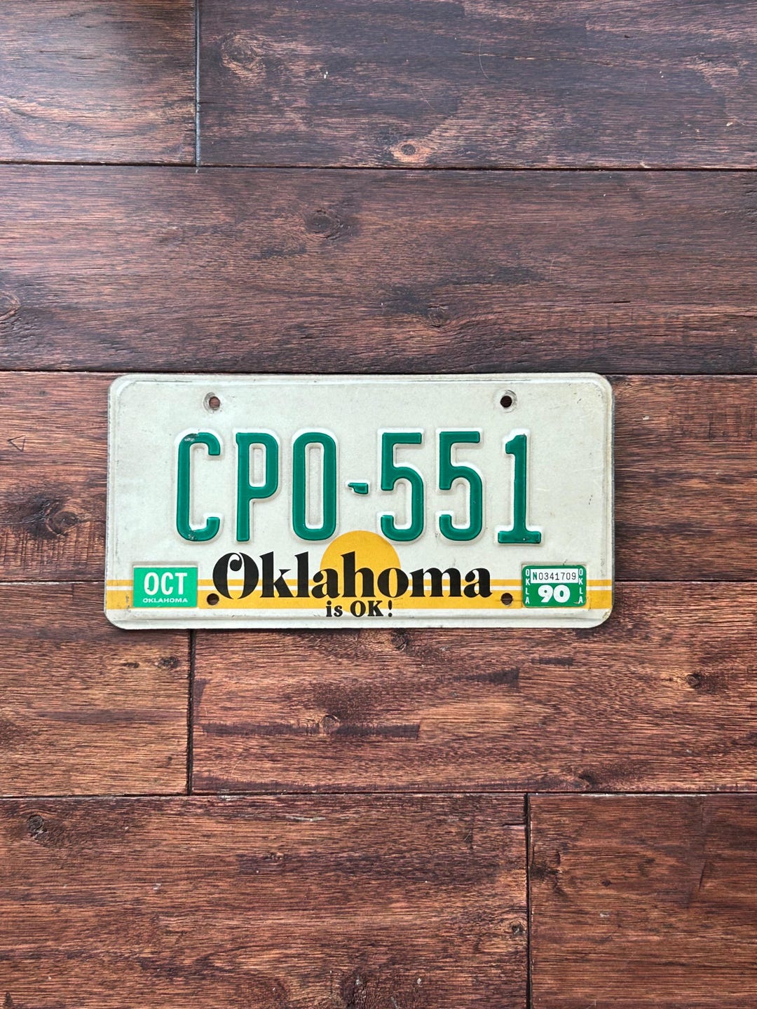 License Plate Oklahoma, Oklahoma License Plate, License Plate Oklahoma ...