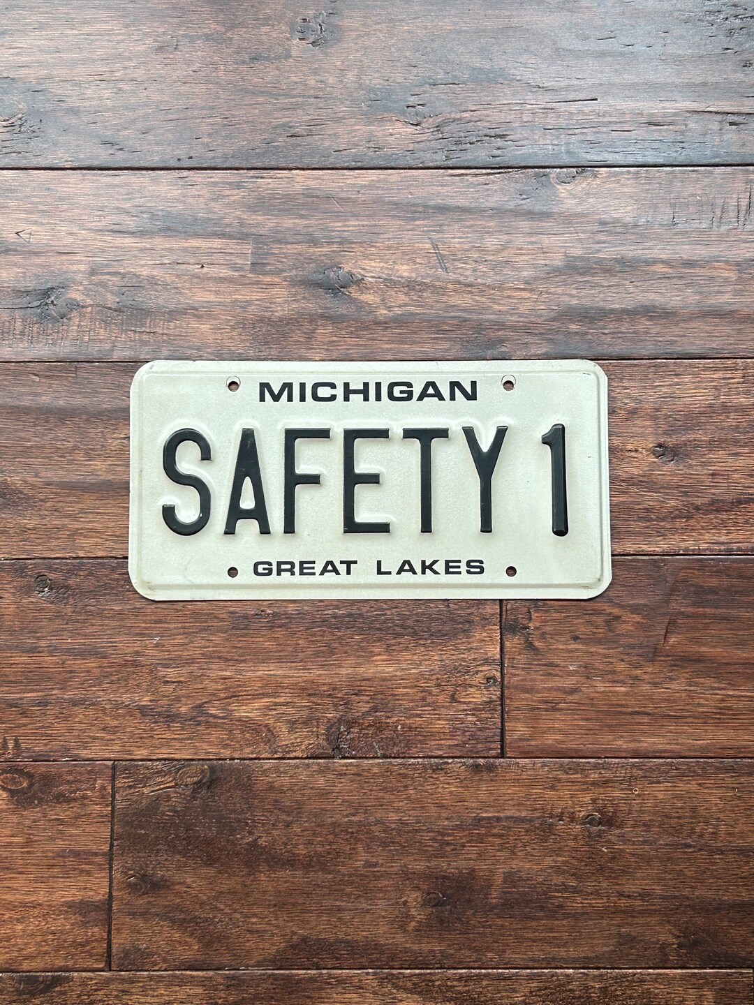 License Plate 1980s Michigan Booster,vintage Booster Michigan, Safety 1 ...