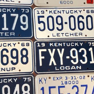 Kentucky Choice of License Plate, Pick Your Plate, License Plates ...