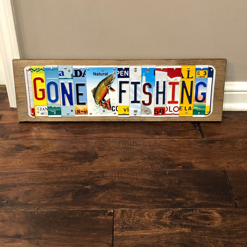 Gone Fishing Sign - Etsy