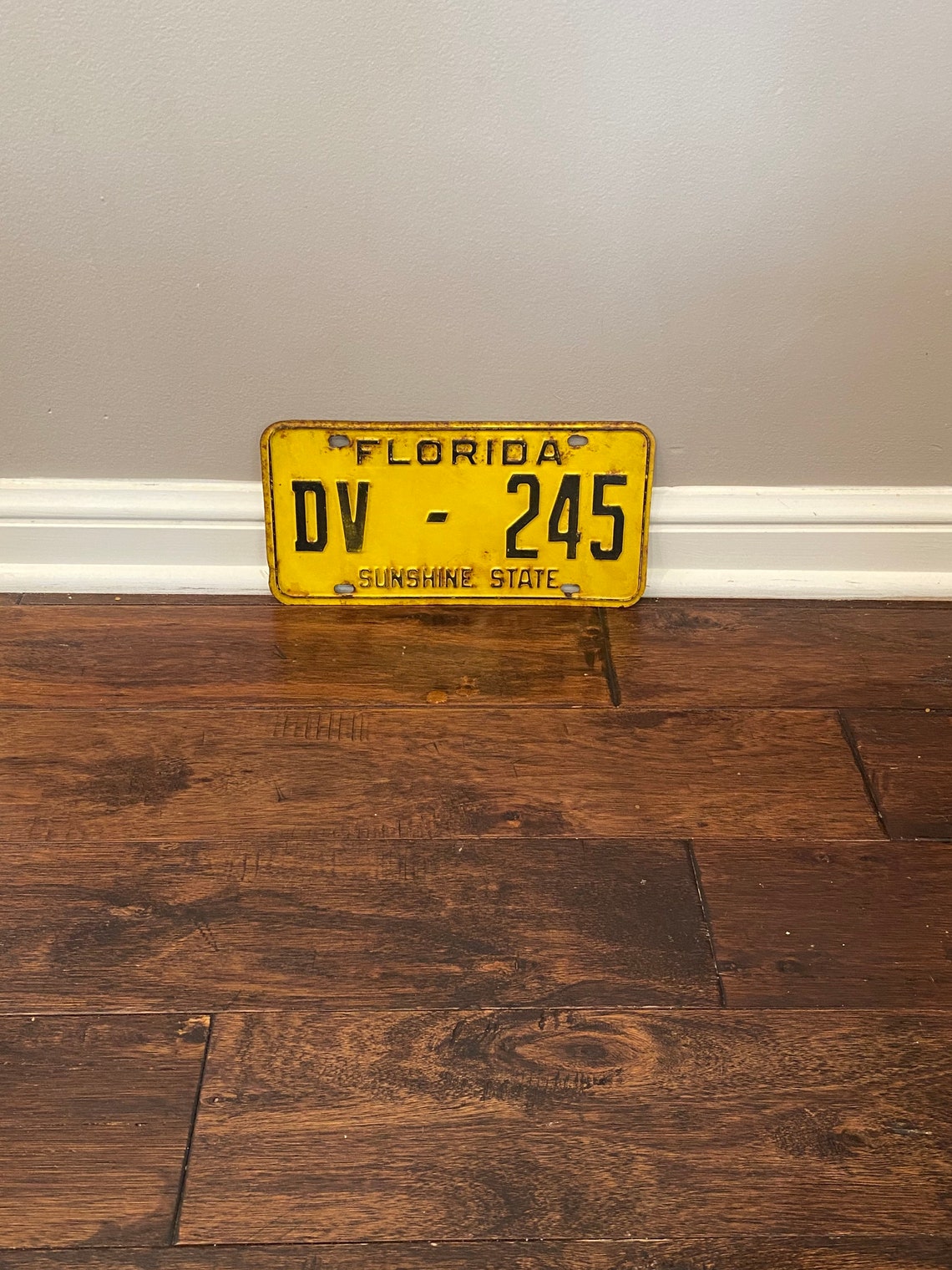 License Plate Florida 1961 Disabled Veteranlicense Plate Rare - Etsy