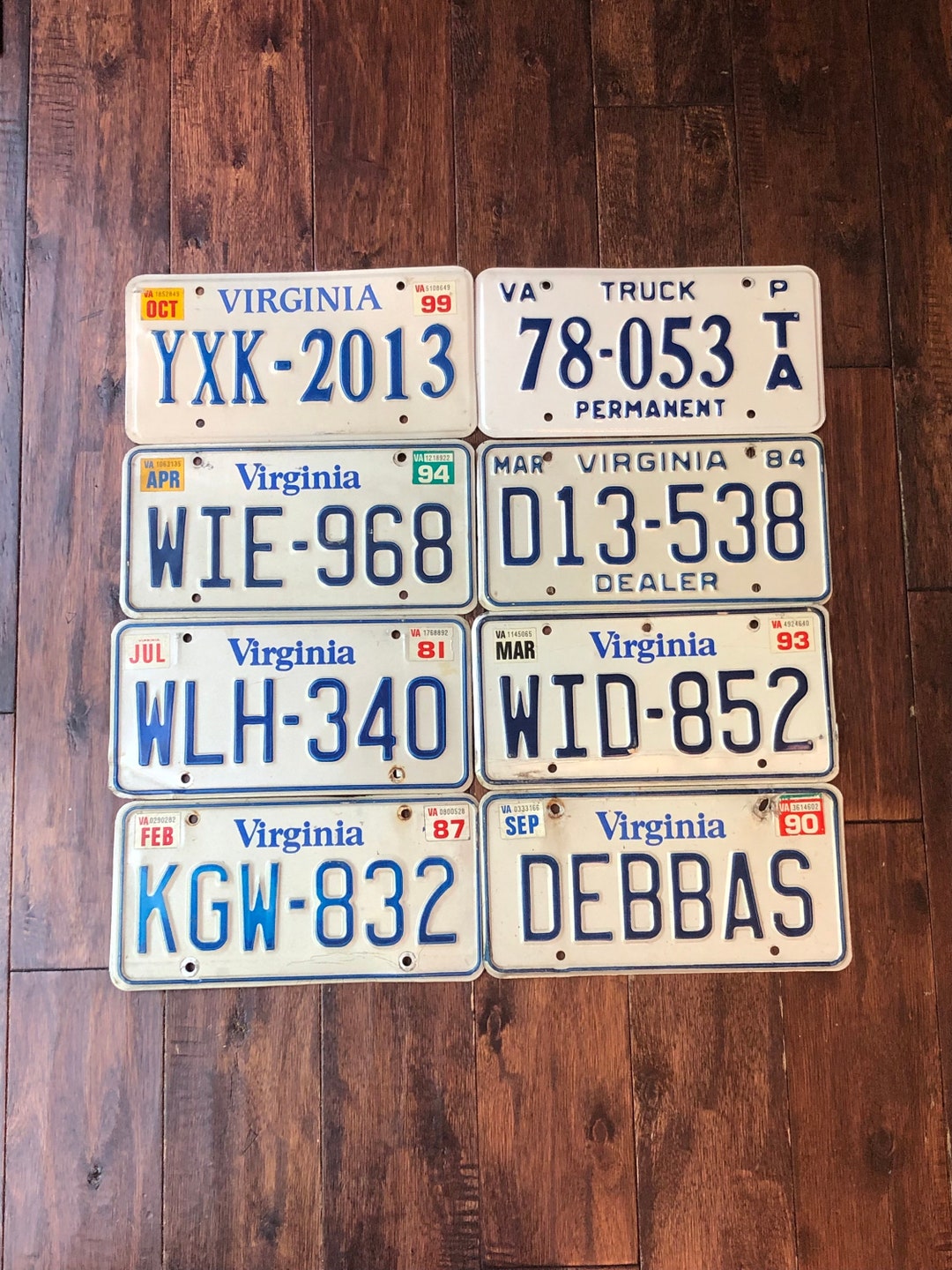 Virginia Choice of License Plate, Pick Your Plate, License Plates ...