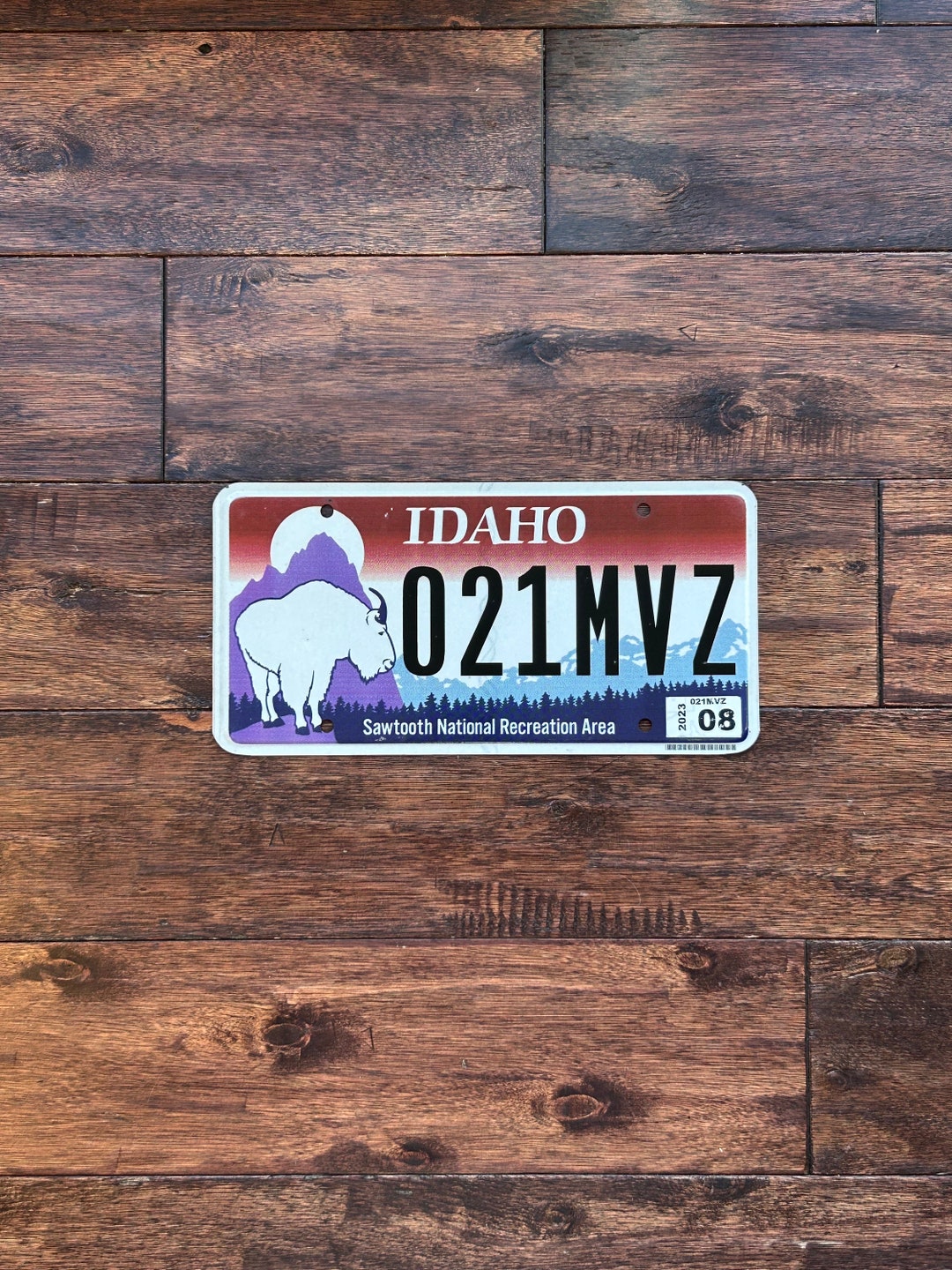 License Plate Idaho Sawtooth National Recreation Area , Idaho ...