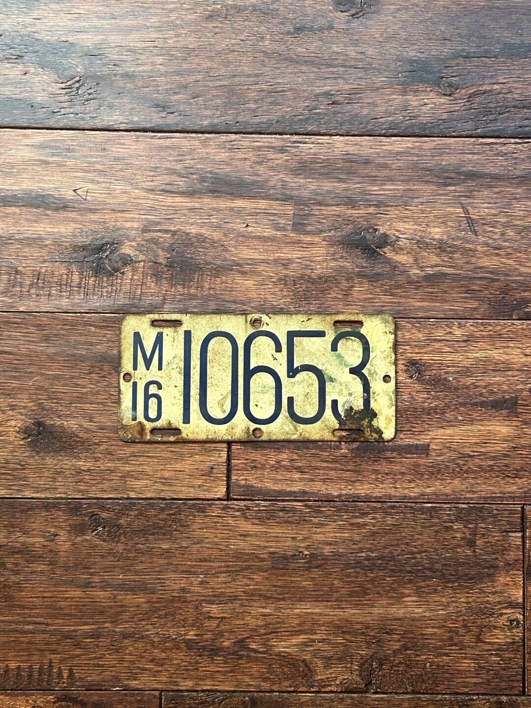 License Plate Motorcycle Massachusetts 1916, Old Motorcycle License ...