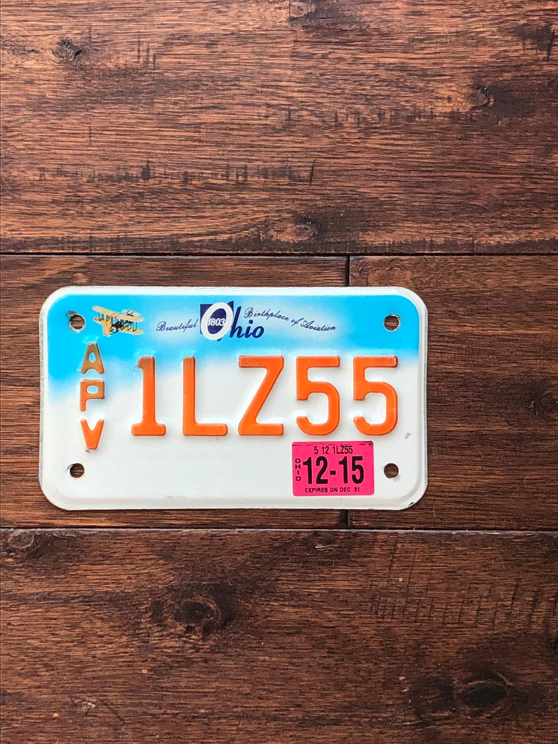 License Plate Ohio All Purpose Vehicle 2015-ohio Speciality - Etsy