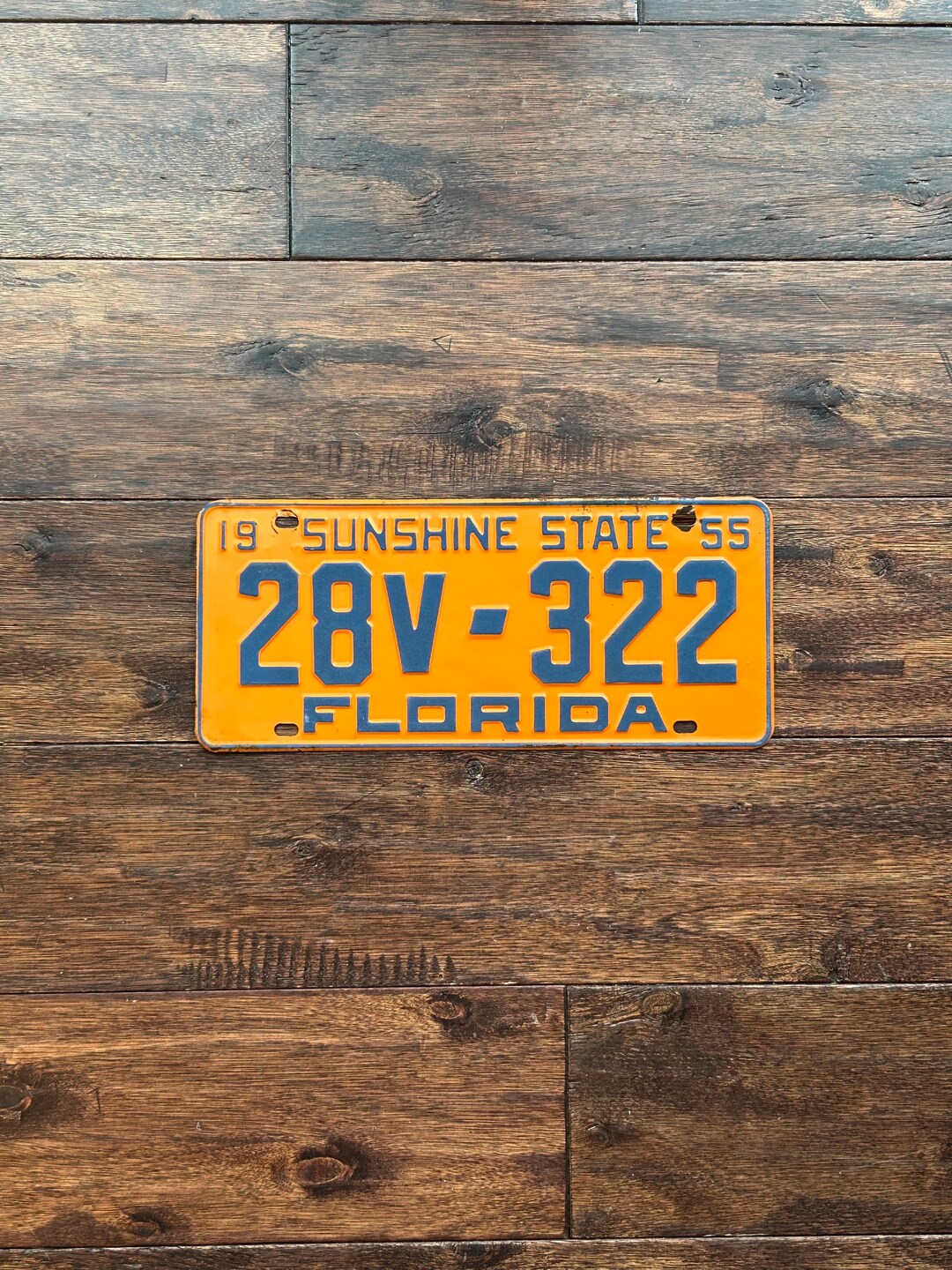License Plate Florida 1955, Florida License Plate Pasco County, Florida ...