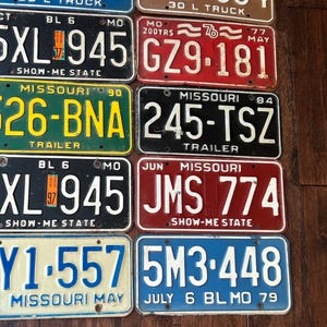 Missouri Choice of License Plate, Pick Your Plate, License Plates ...