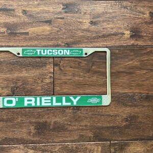 License Plate Arizona Vintage Frame, Old Car Dealership Frame, Vintage ...