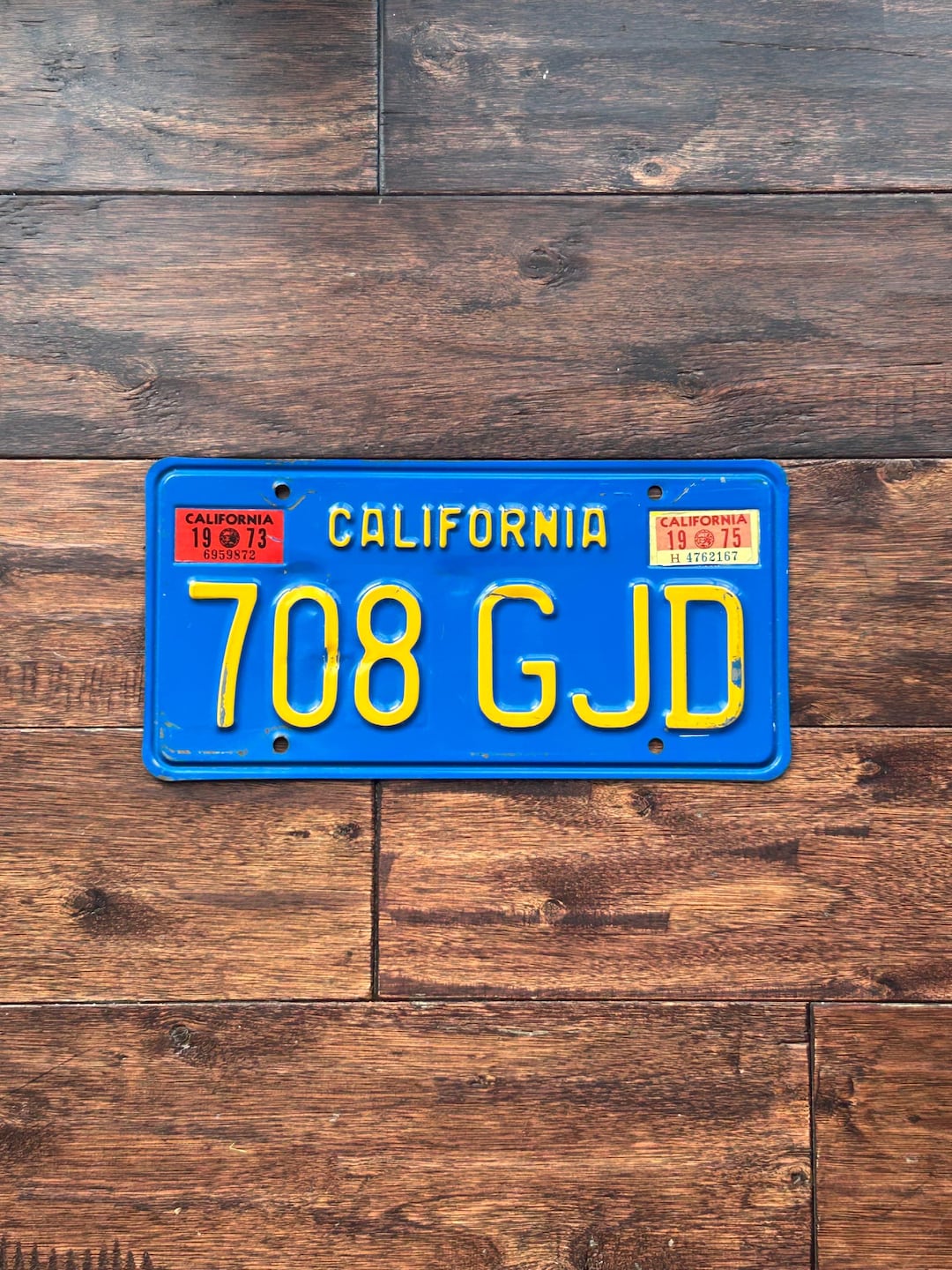 License Plate California, Vintage California License Plate 1970s 1980s ...