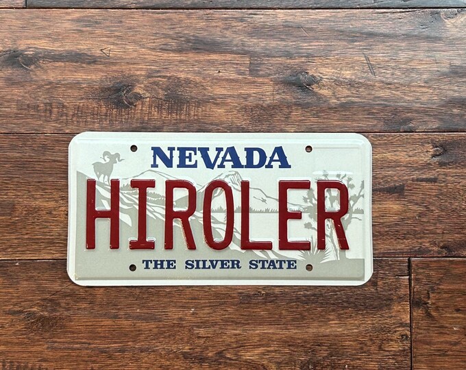 Nevada State Flag License Plate NV Official Flag Symbol Auto Tag 6x12 ...