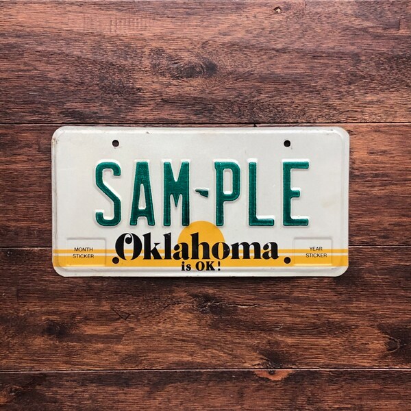 Oklahoma License Plates - Etsy