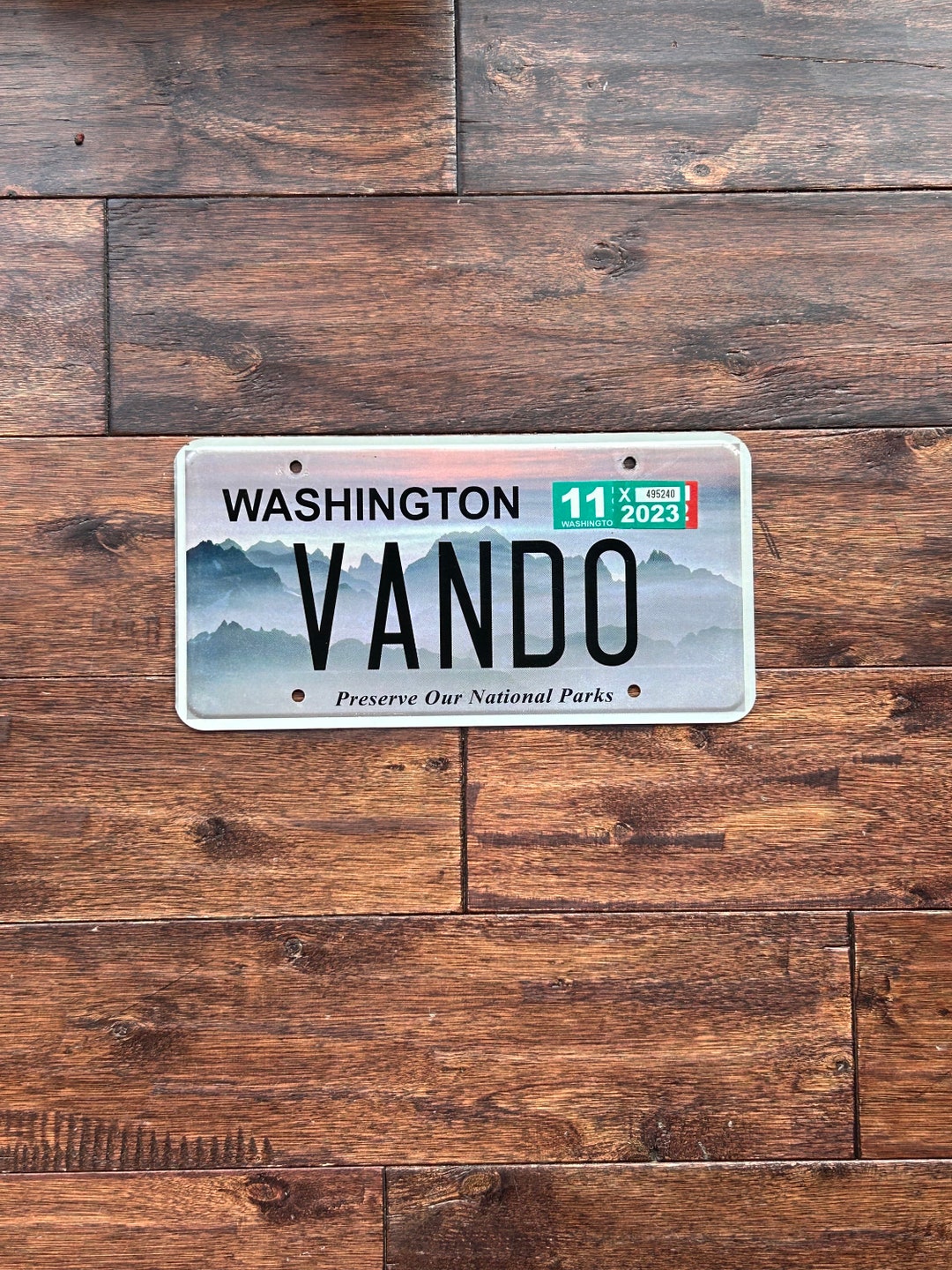 License Plate Washington, Washington Graphic License Plate,colorful ...