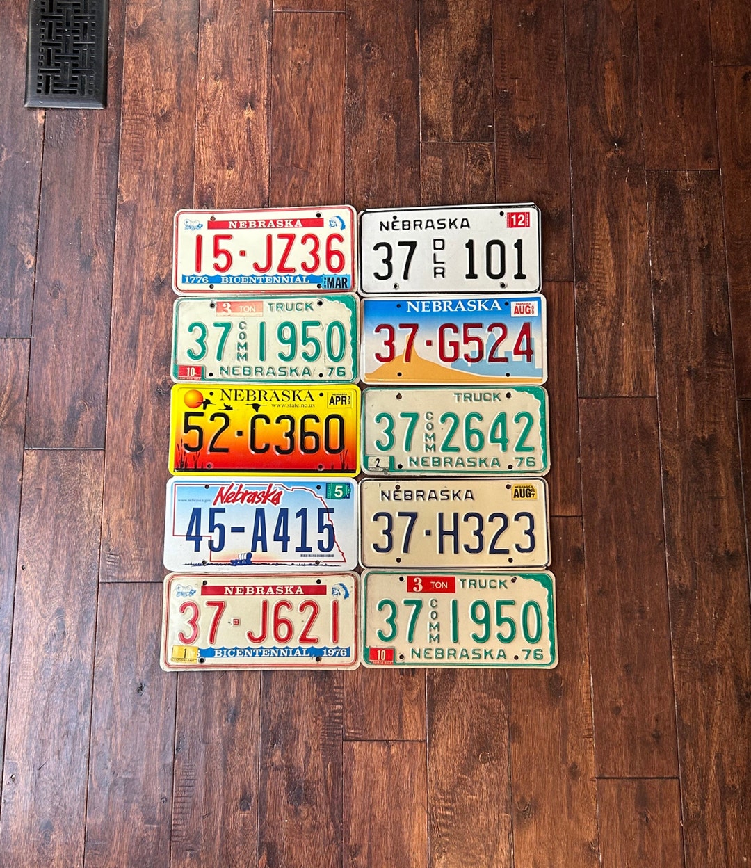 Nebraska License Plates Your Choice, Vintage Nebraska License Plates ...