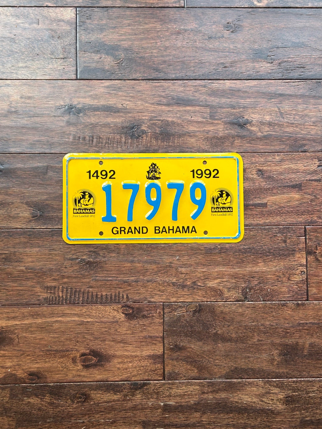 Bahamas License Plate, License Plate Bahamas 1990s, Tropical License ...