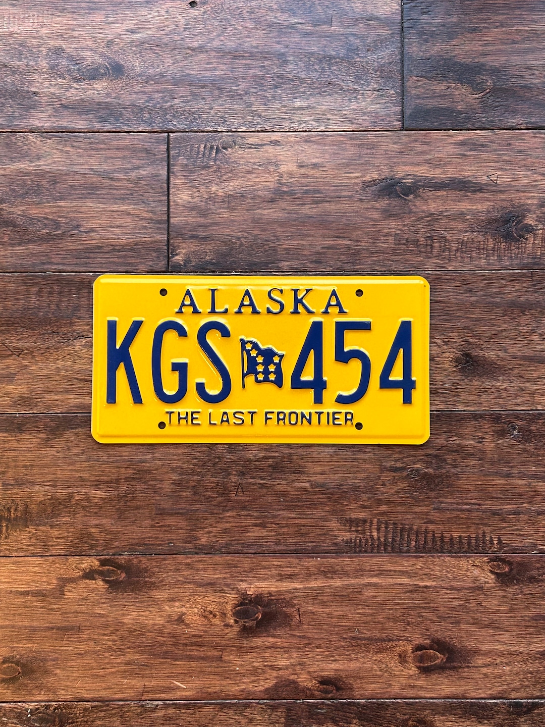Alaska Last Frontier License Plate, License Plate Alaska, Alaska ...