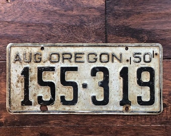 Texas 1950 License Plate - Etsy