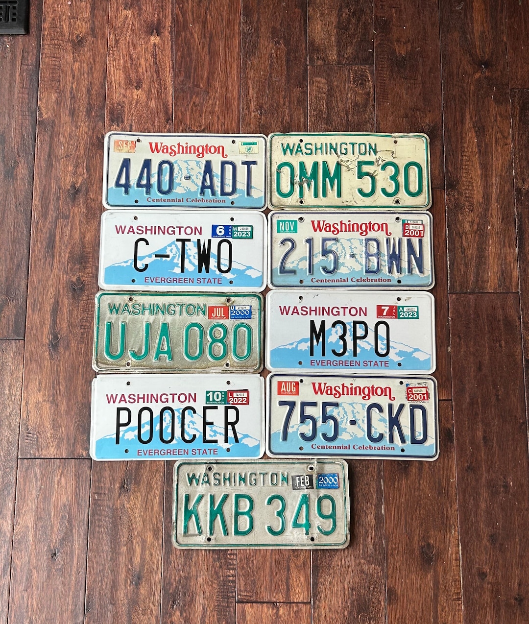 Washington License Plates Your Choice, Vintage Washington License ...