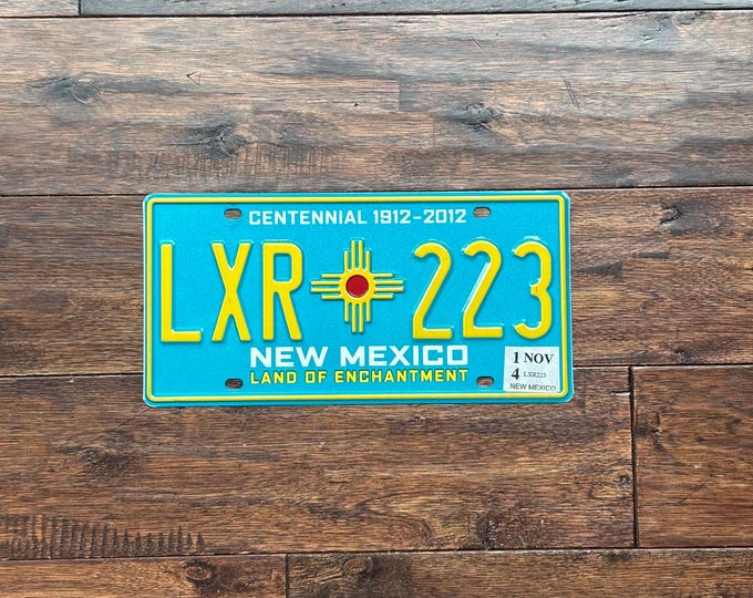 License Plate New Mexico Turquoise, New Mexico License Plate Turquoise ...