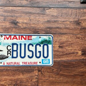 License Plate Maine Vanity Busgo, Old Maine License Plate,vanity ...