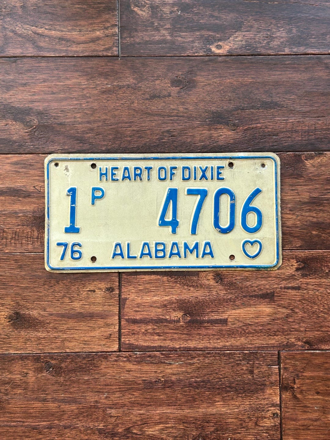 License Plate Alabama 1976, Vintage License Plate, Alabama License ...