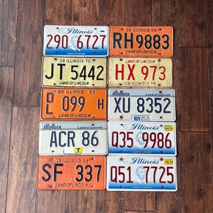 Illinois Choice of License Plate, Pick Your Plate, License Plates ...