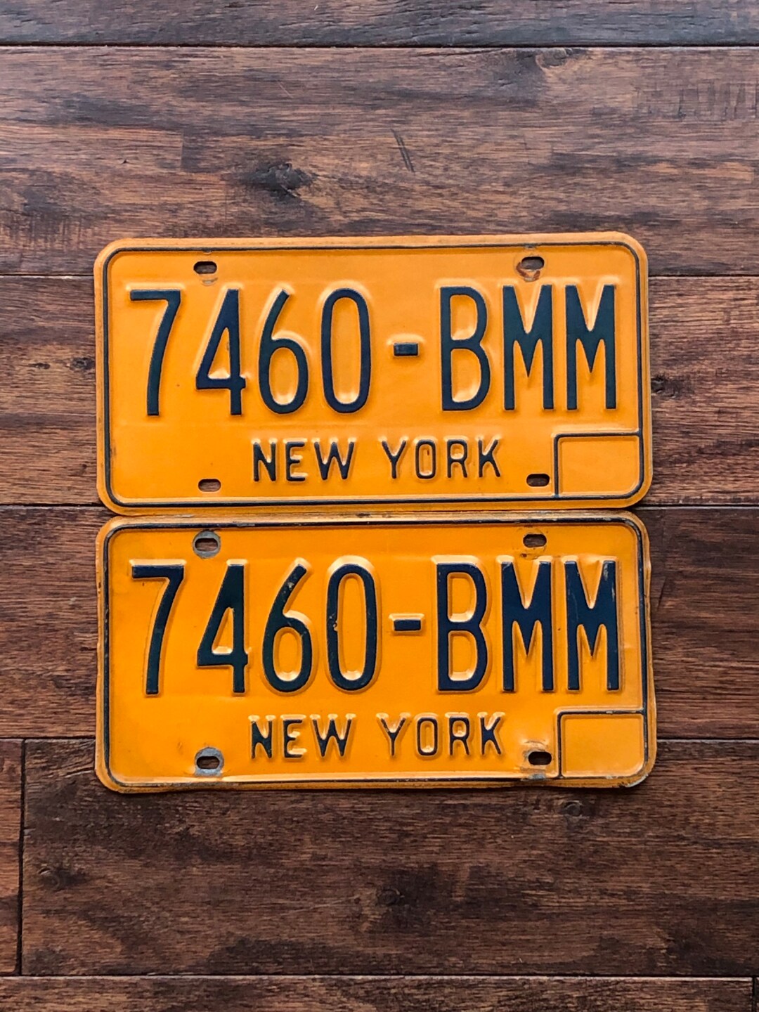 License Plate Pair New York 1974 to 1986 Base, New York License Plate ...