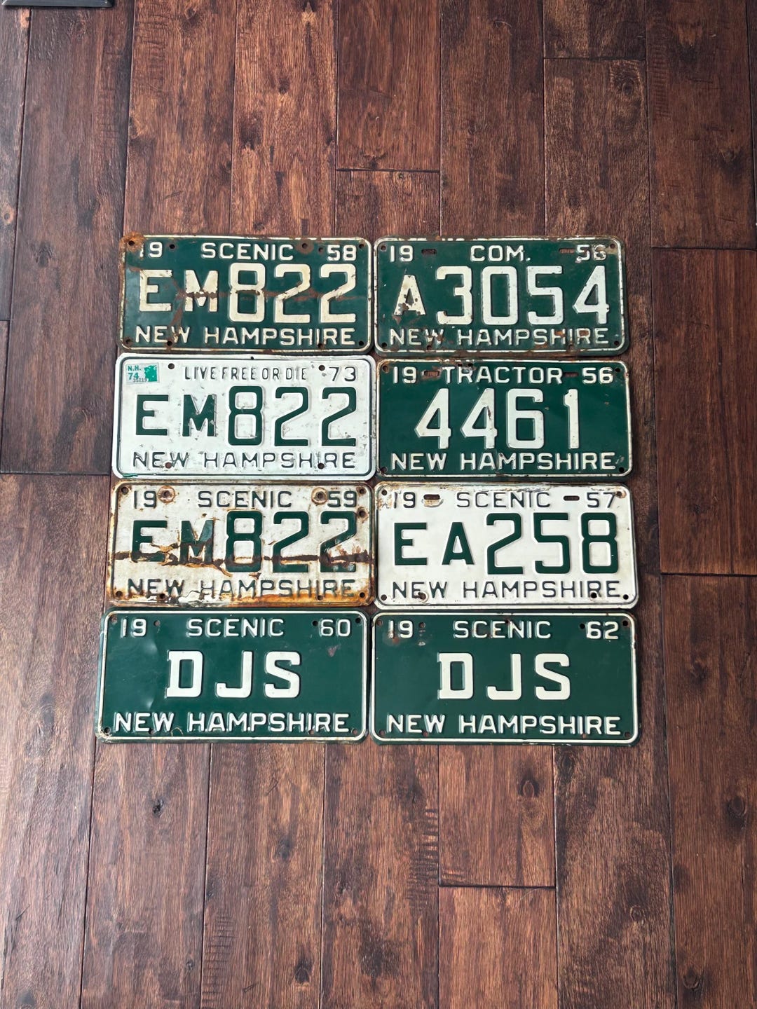 Vintage License Plates New Hampshire, Old License Plates, New Hampshire ...