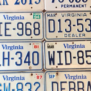 Virginia Choice of License Plate, Pick Your Plate, License Plates ...