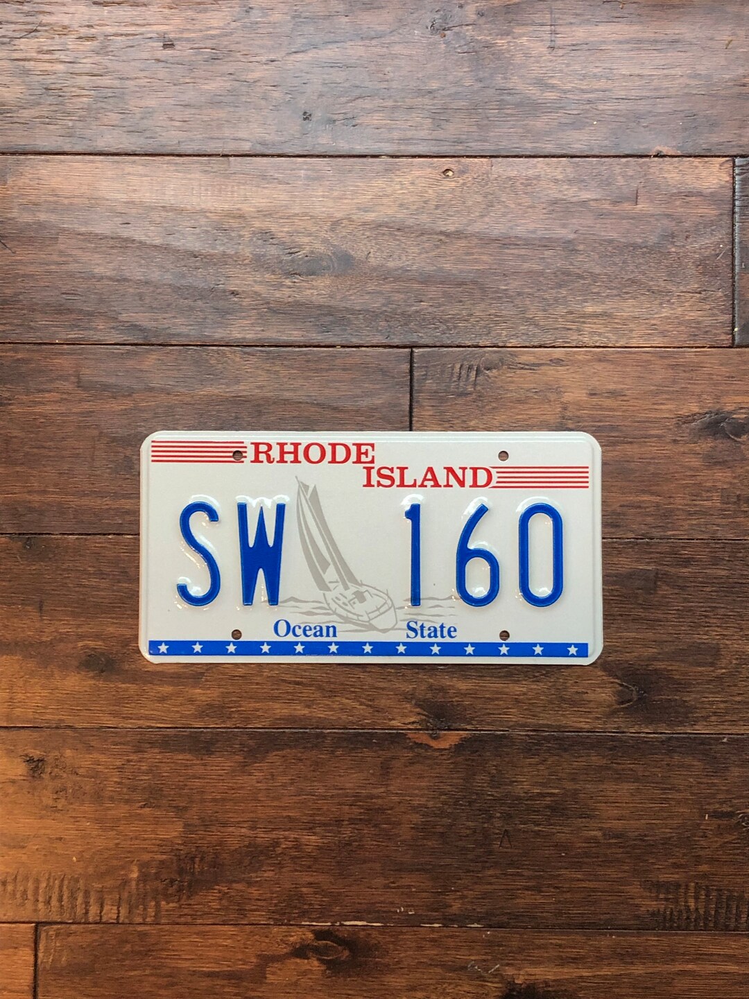 License Plate Sailboat Rhode Island Sailboat License Plate - Etsy