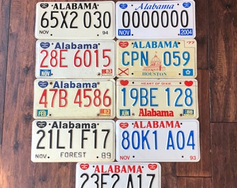 Alabama USA Custom License Plate Custom Car Tag Personalized License ...