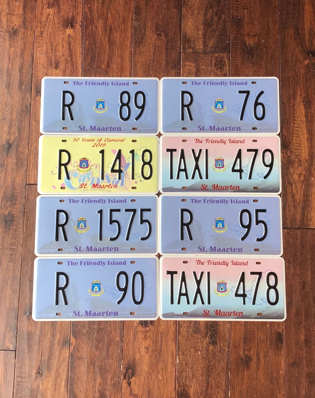 License Plate Your Choice St. Maarten, Island License Plates Your ...