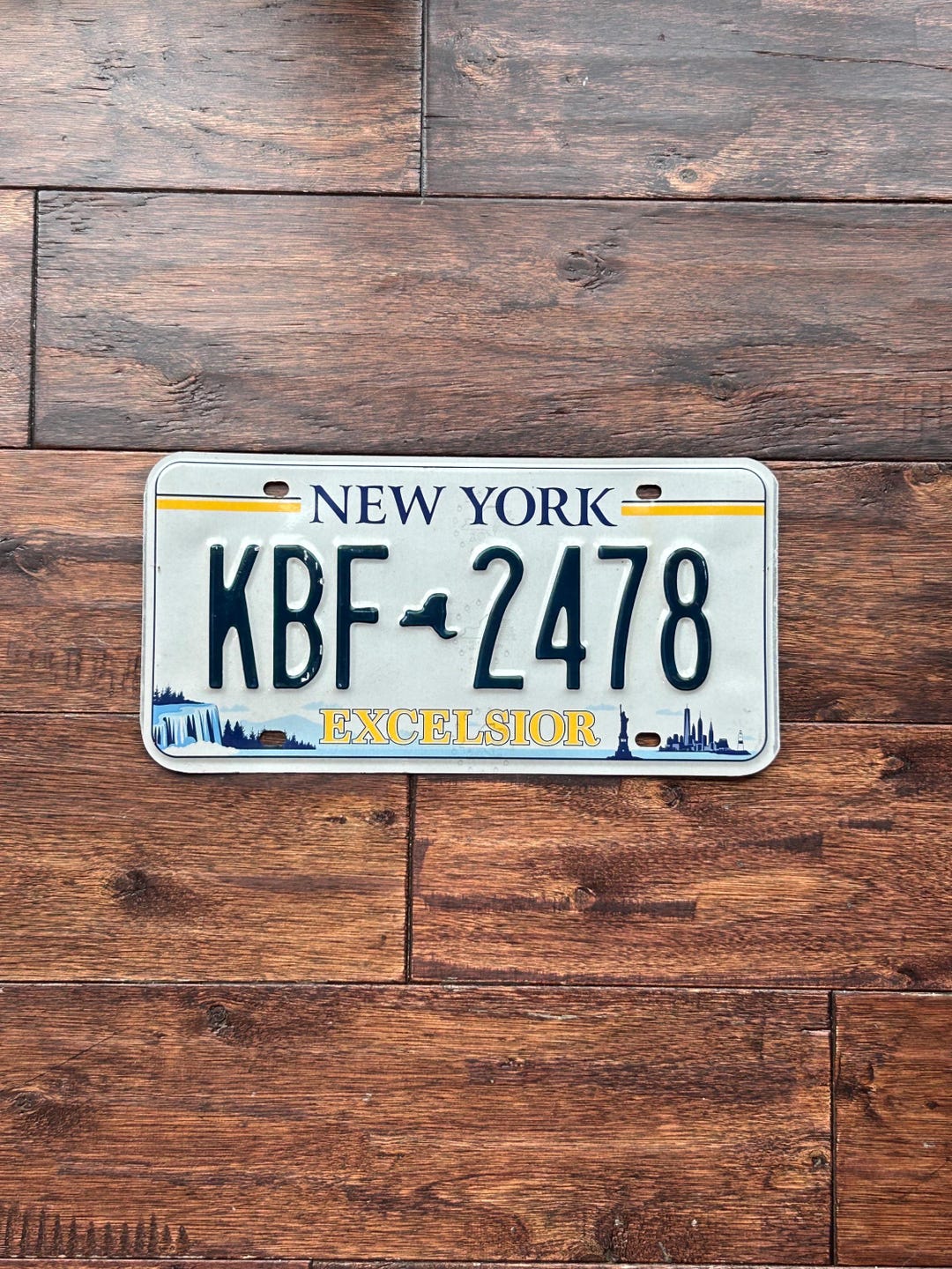 License Plate New York Excelsior, New York Excelsior License Plate ...