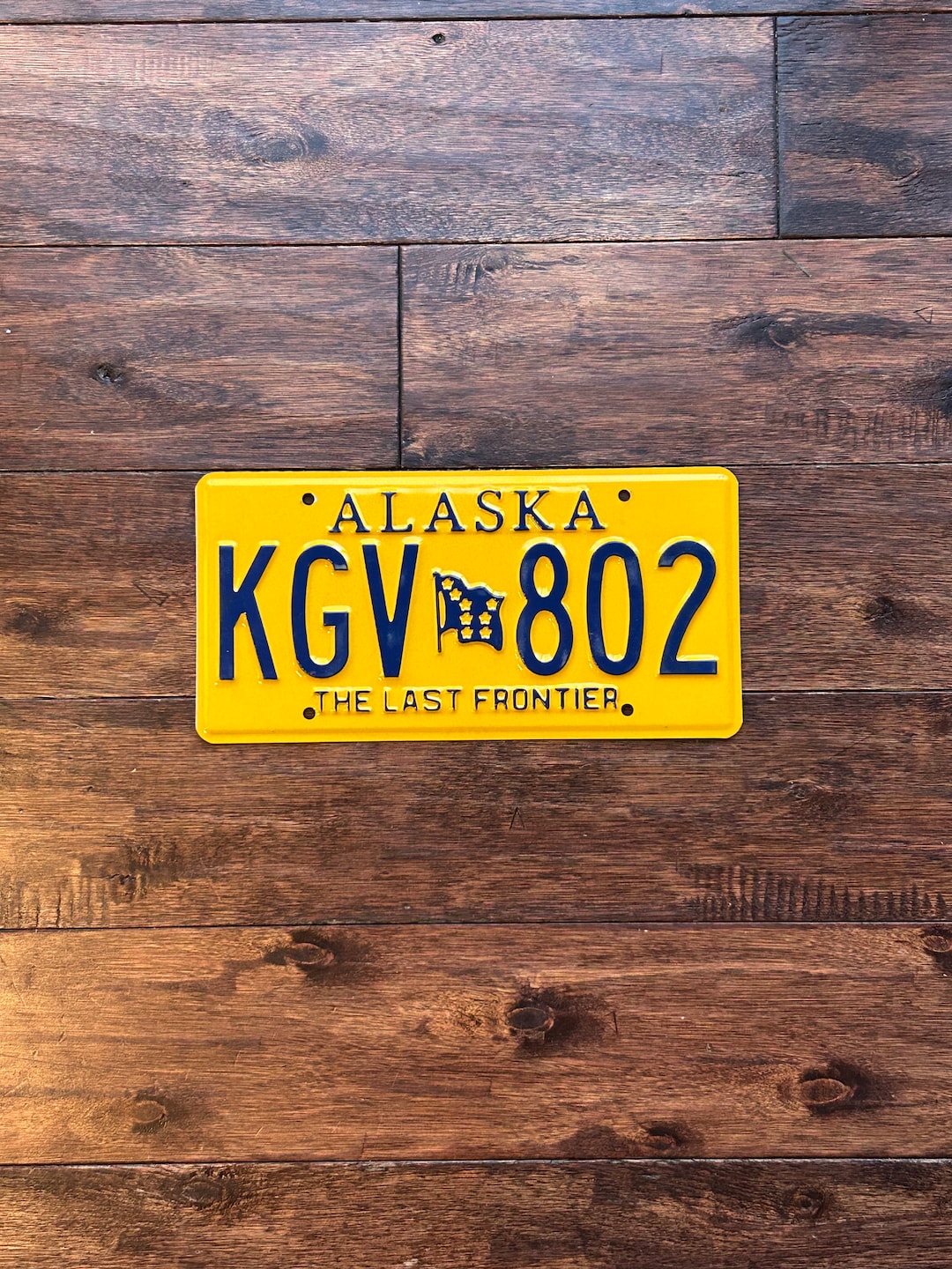 Alaska Last Frontier License Plate, License Plate Alaska, Alaska ...