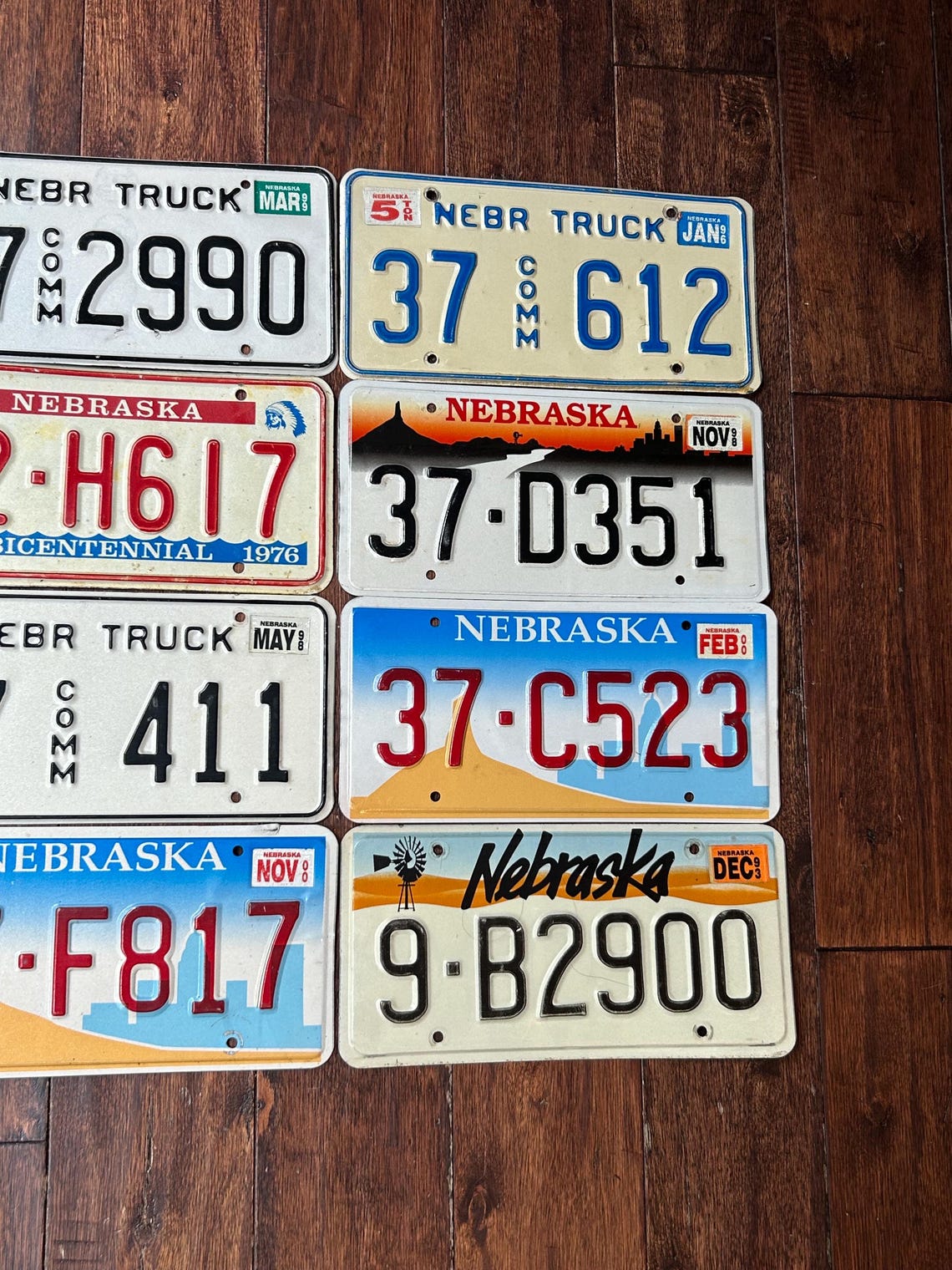 Nebraska License Plates Your Choice, Vintage Nebraska License Plates ...
